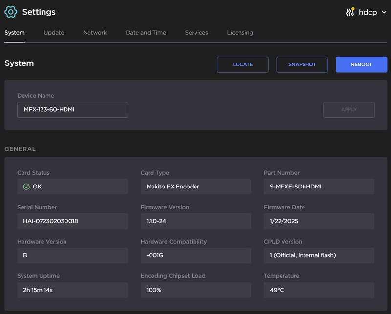 Managing System Status Information
